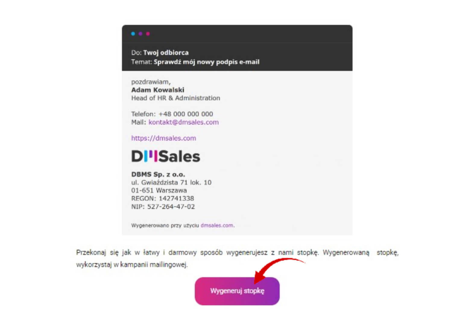 Stopka mailingu - Jak zrobić profesjonalny podpis e-mail?